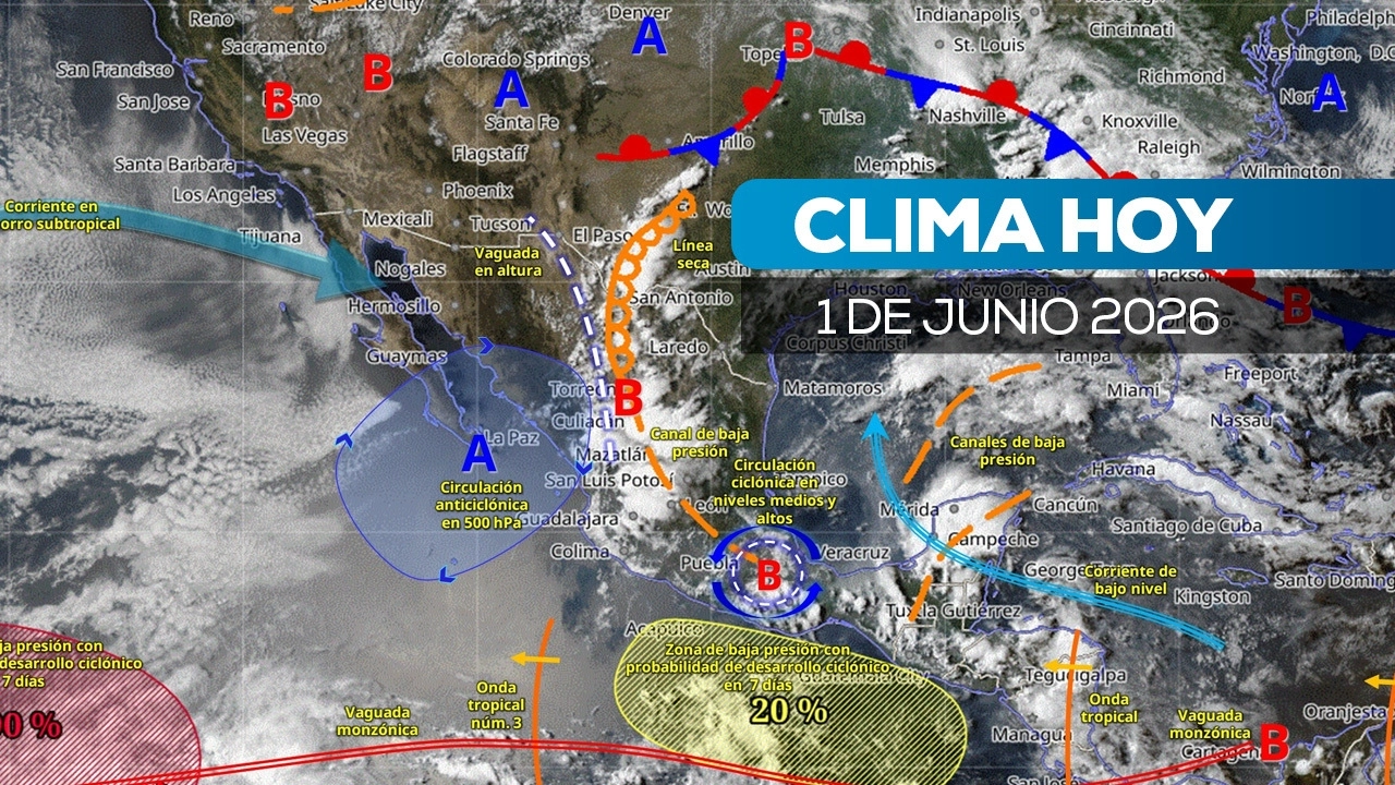 Clima en México 1 de junio: Inicia temporal de lluvias; pronóstico del ...