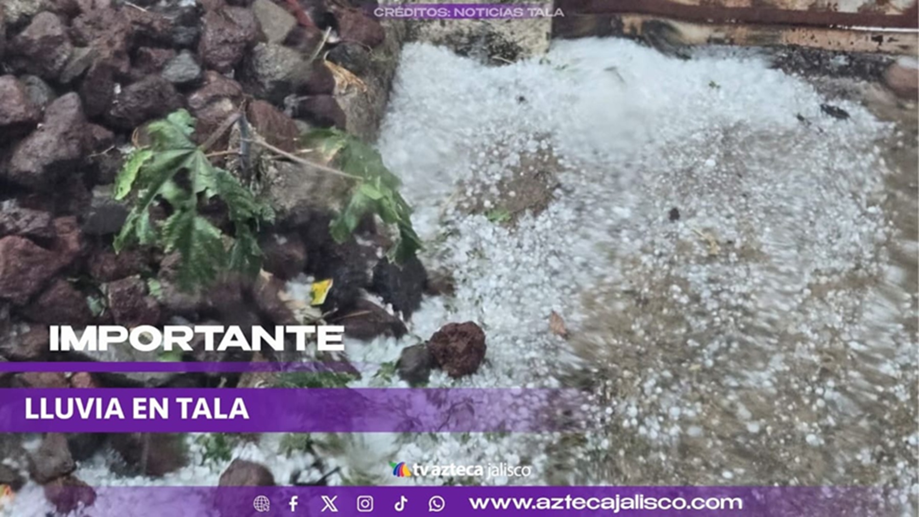 Tormenta severa impacta Guadalajara con fuertes lluvias, granizo y ...