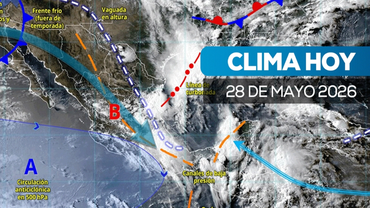 Clima en México HOY 28 de mayo: onda tropical traerá lluvias intensas ...