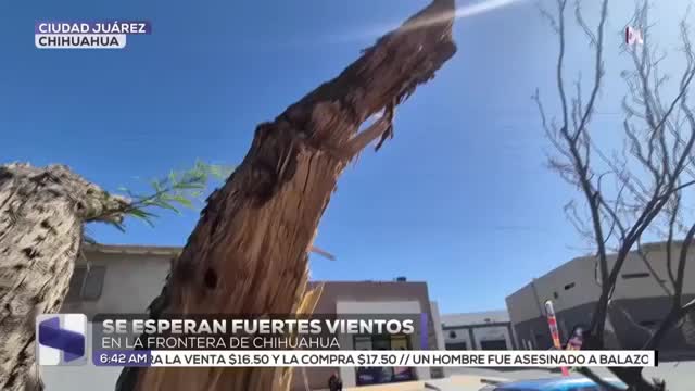 Alertan por fuertes vientos de hasta 75 km/h en Ciudad Juárez