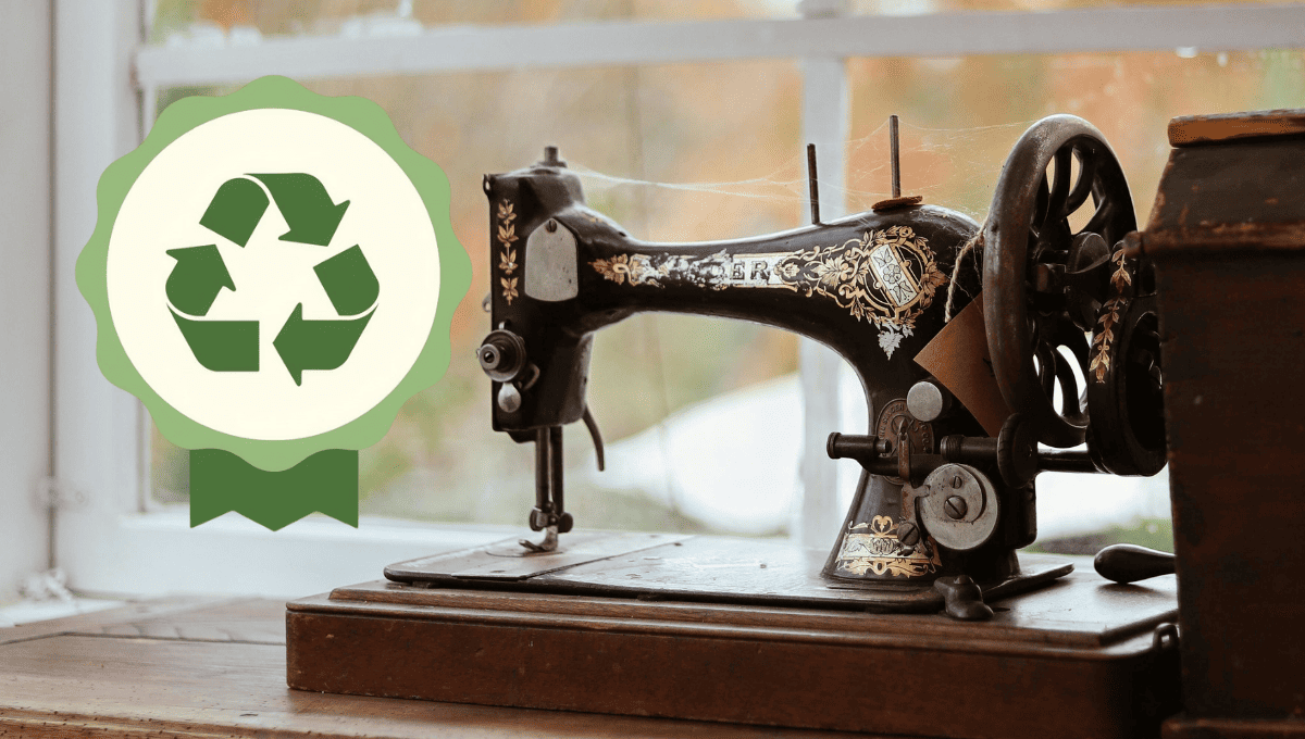 Así puedes reutilizar la vieja máquina de coser con 2 ideas