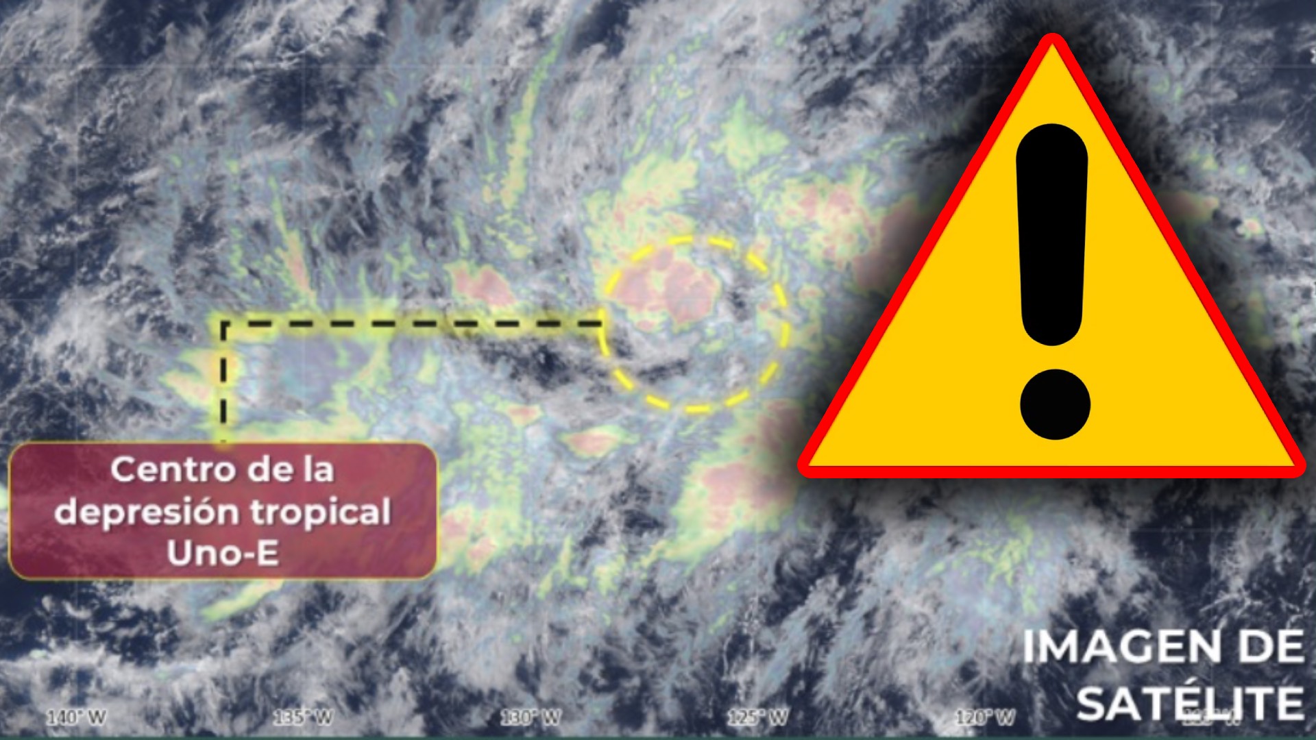Se forma la Depresión Tropical Uno-E y se espera que se intensifique a ...