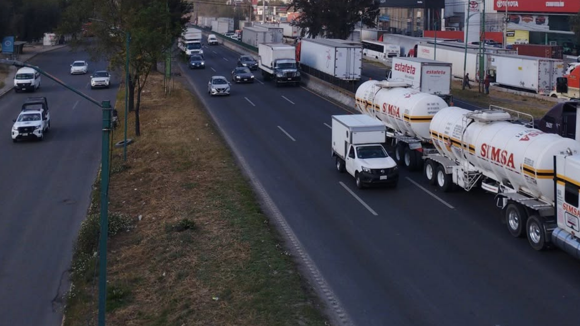 El tráfico en la carretera México-Querétaro, autopista 57 20 de mayo 2026