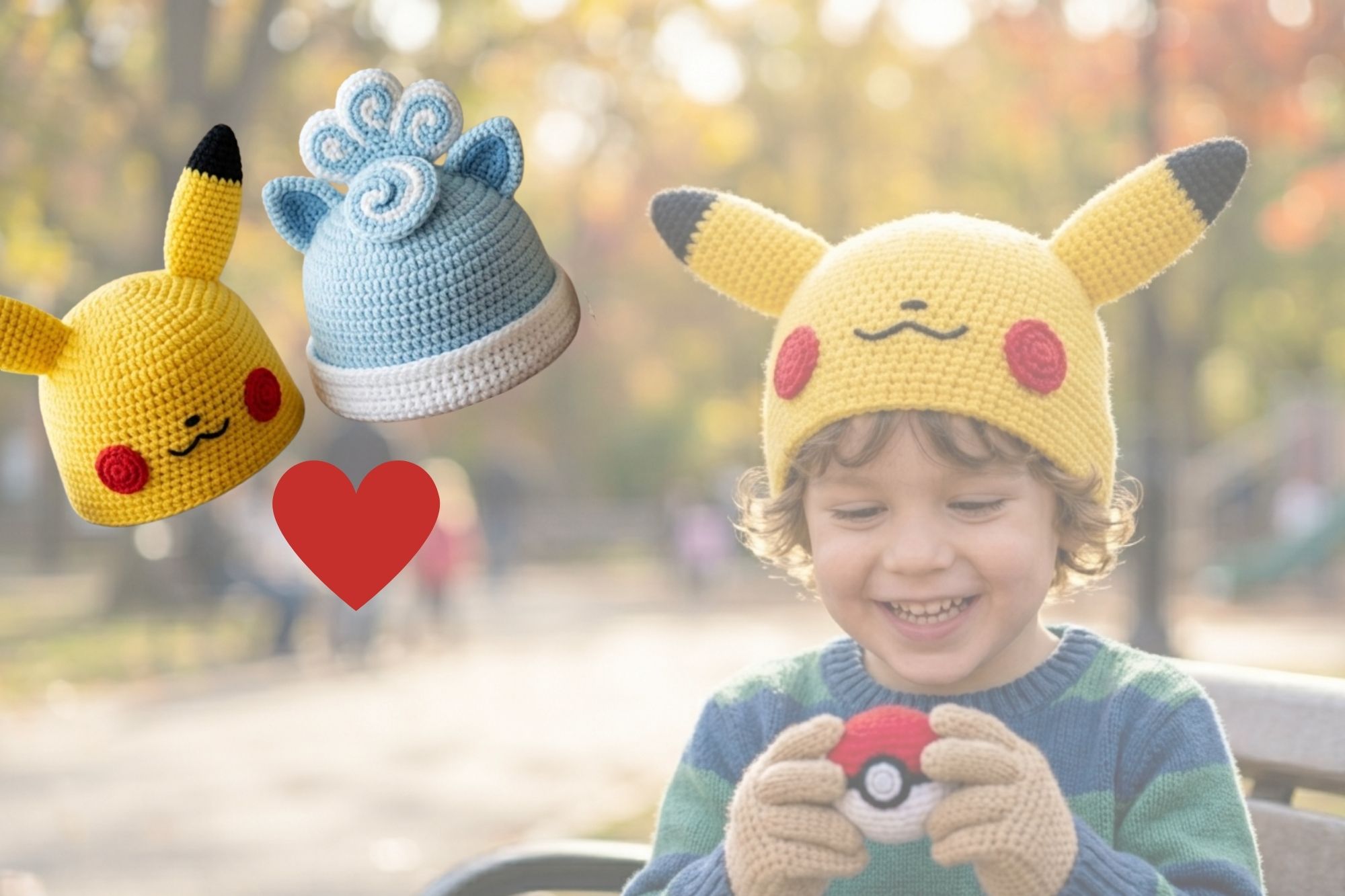 Crochet para niños: cómo hacer gorritos de Pokémon inspirados en ...