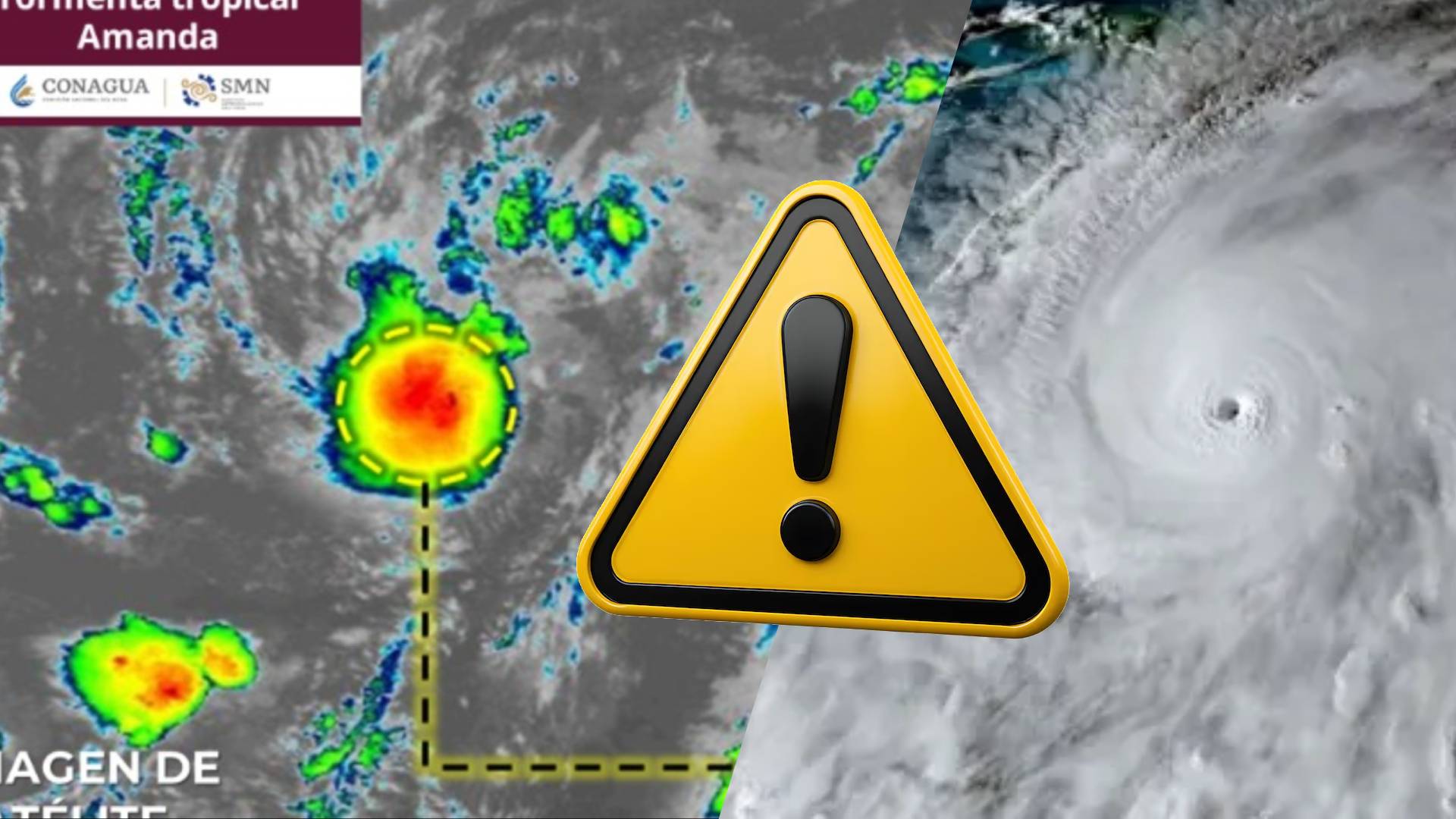 ¡OFICIAL! Se forma la Tormenta Tropical Amanda: Trayectoria hoy 3 de ...