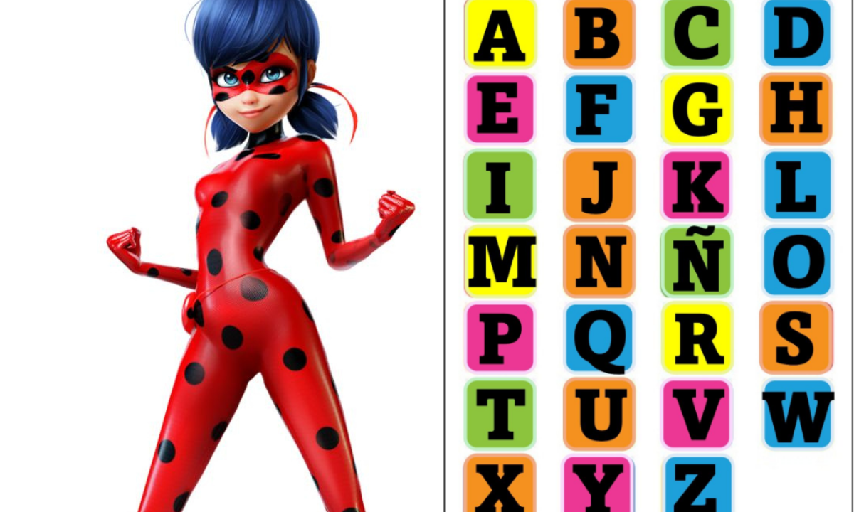 Abecedario de Ladybug: ideas para aprender las letras