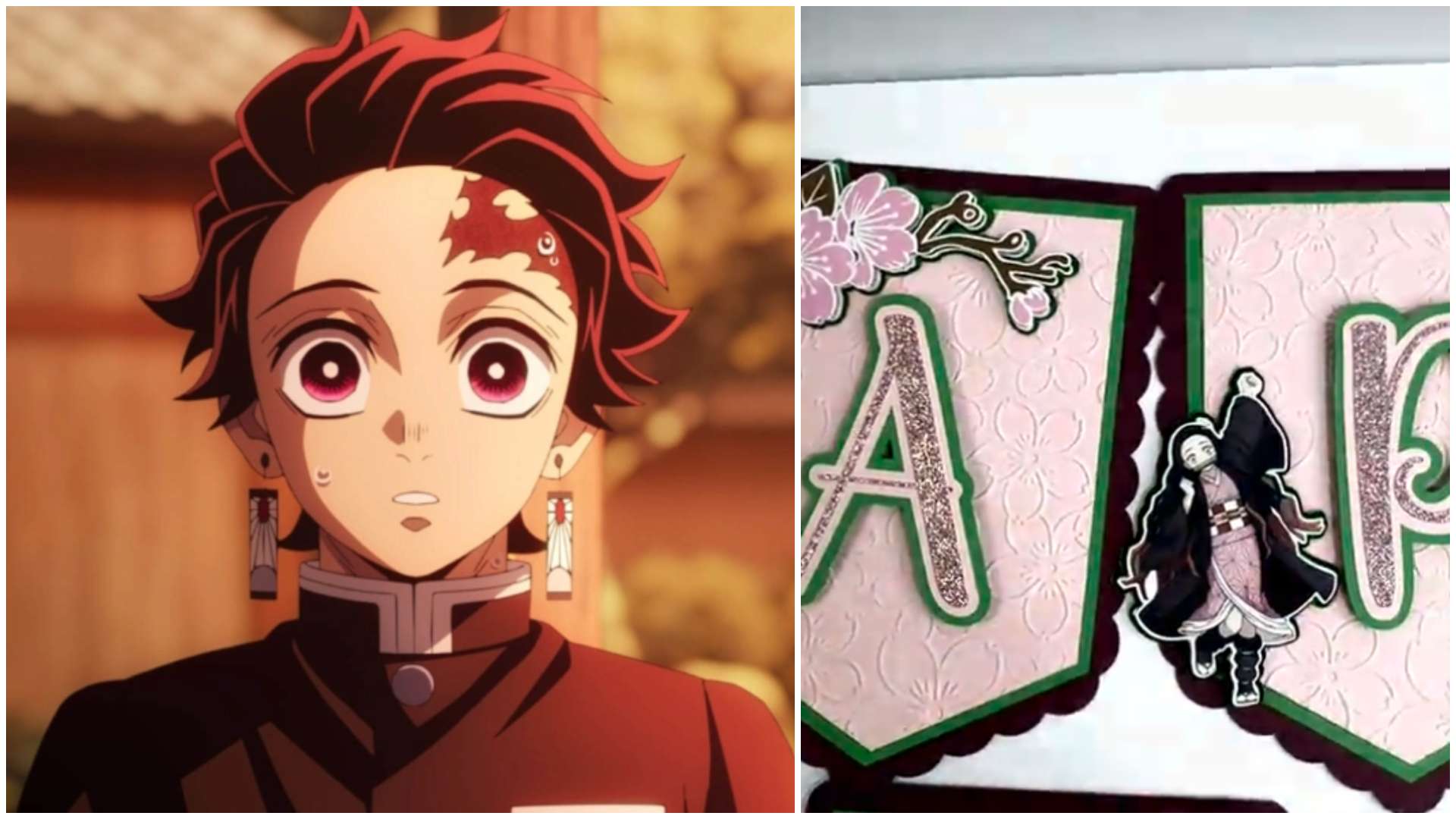 4 ideas de letreros de cumpleaños de "Demon Slayer", que puedes hacer ...