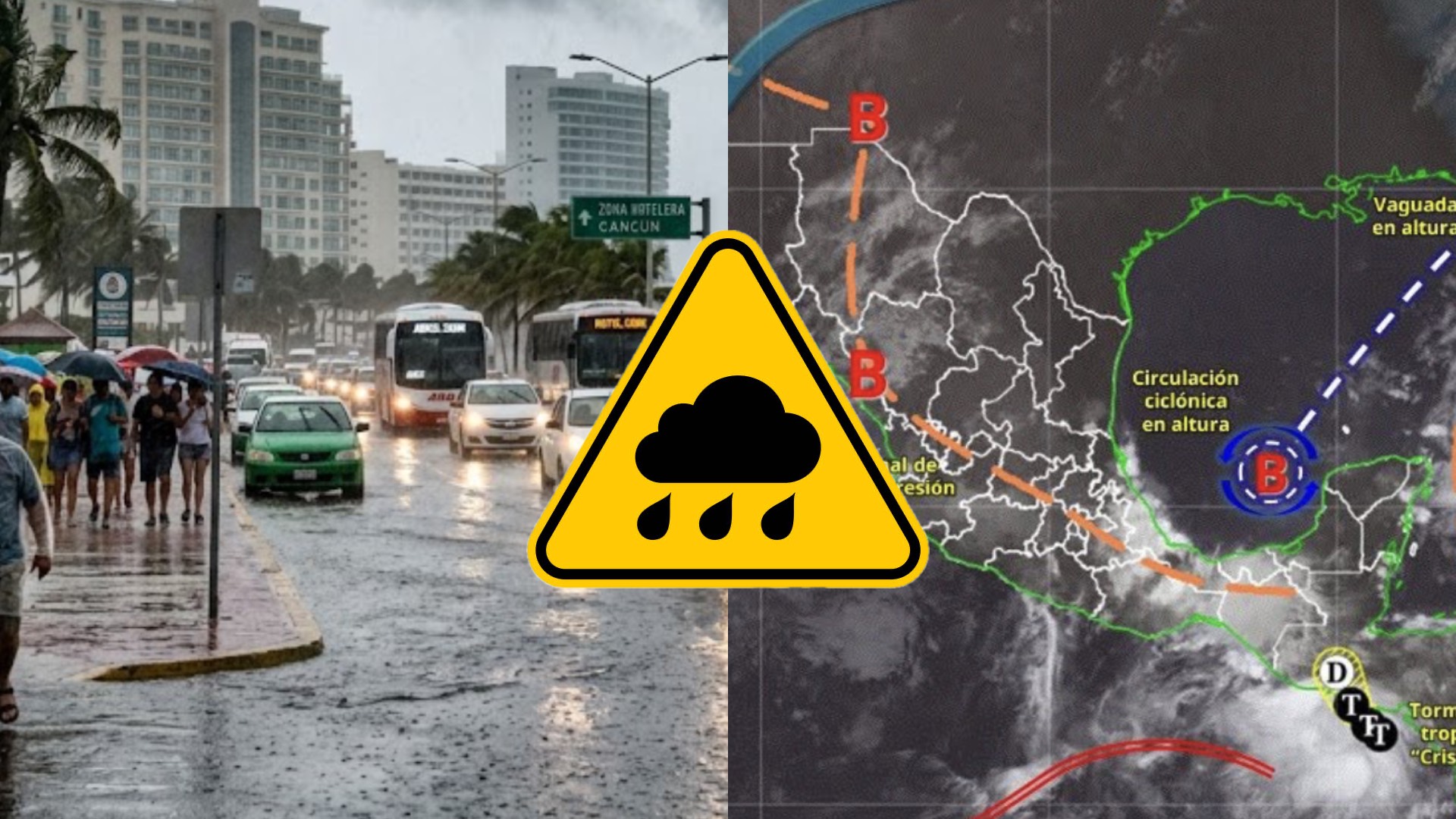 ¡Alerta en Cancún! Fuertes lluvias y tormentas llegarán a Quintana Roo ...