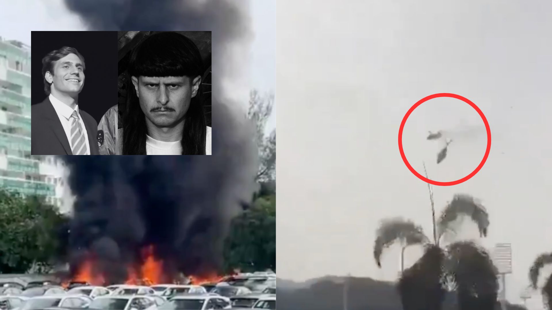Captan momento exacto del choque de helicópteros donde murió Oliver ...