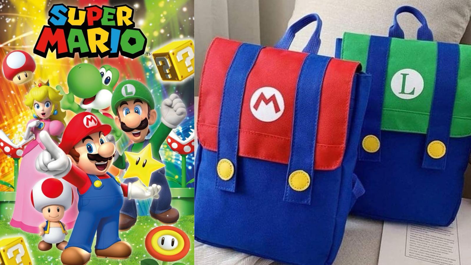 Super Mario Bros: ¿Cómo hacer mochilas de fieltro de manera fácil?