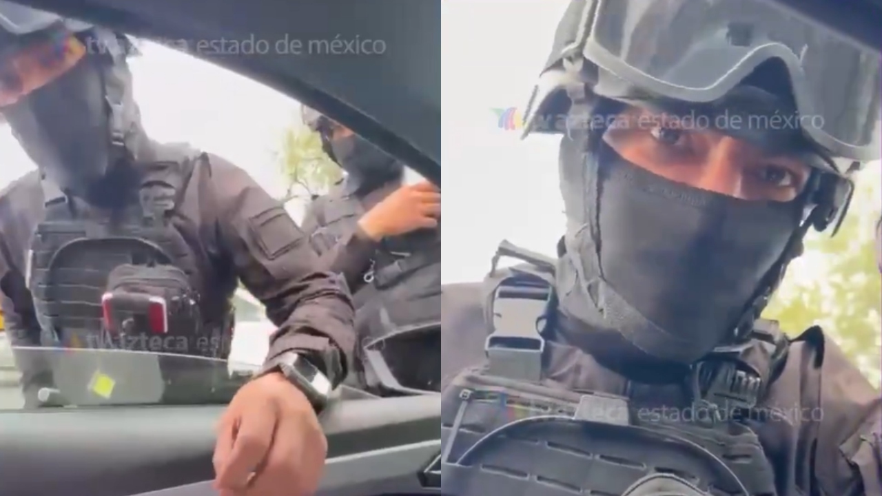 Acusan a presuntos policías de intimidar y revisar a conductor en ...
