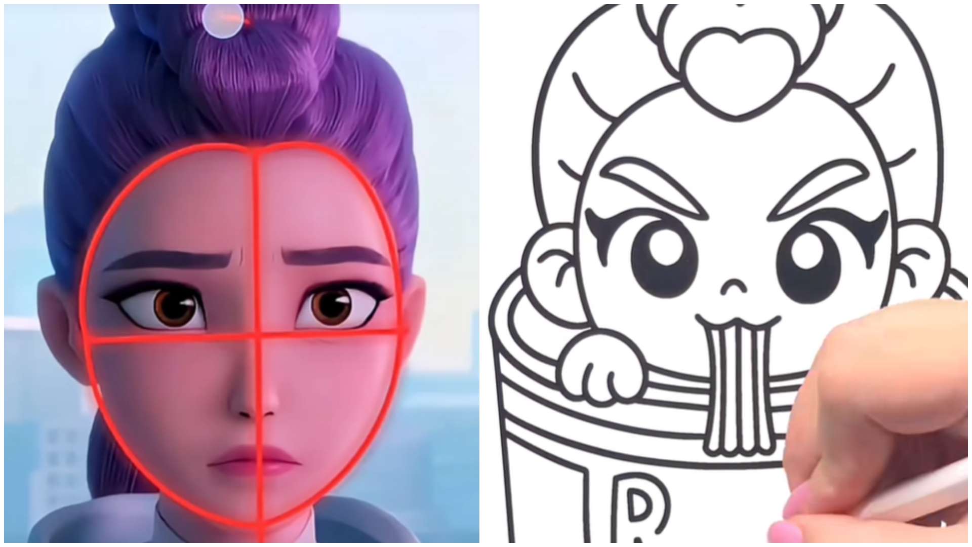 Cómo dibujar a "Rumi" de "KPop Demon Hunters", en 6 tutoriales fáciles ...