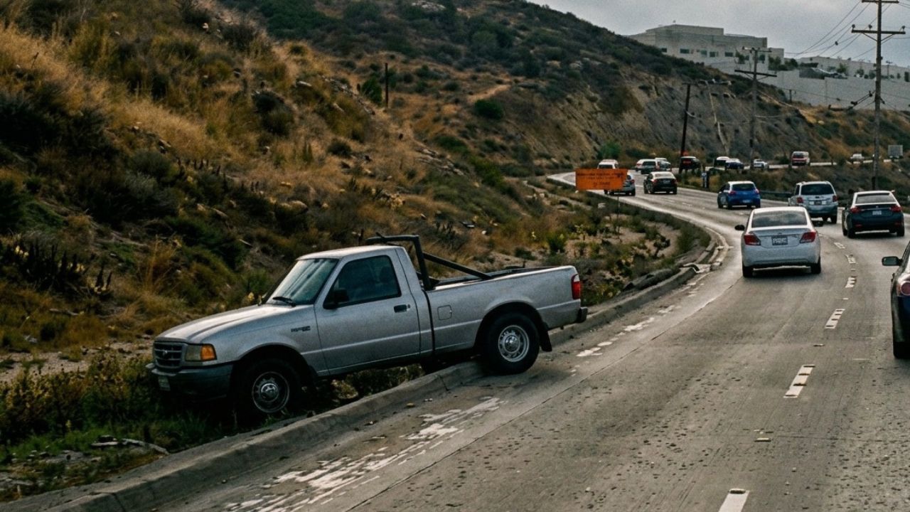 Reportan accidente vial en subida de la Central Camionera de Tijuana ...