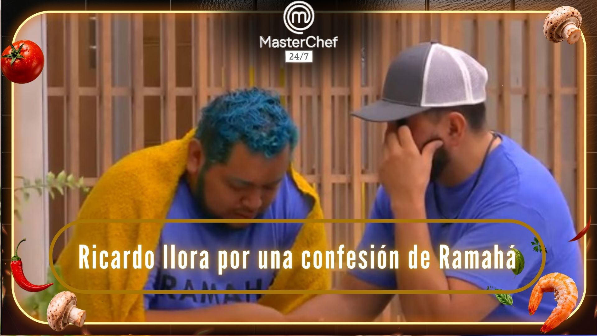 ¿La despedida de MasterChef 24/7? Ricardo rompe en llanto con una ...