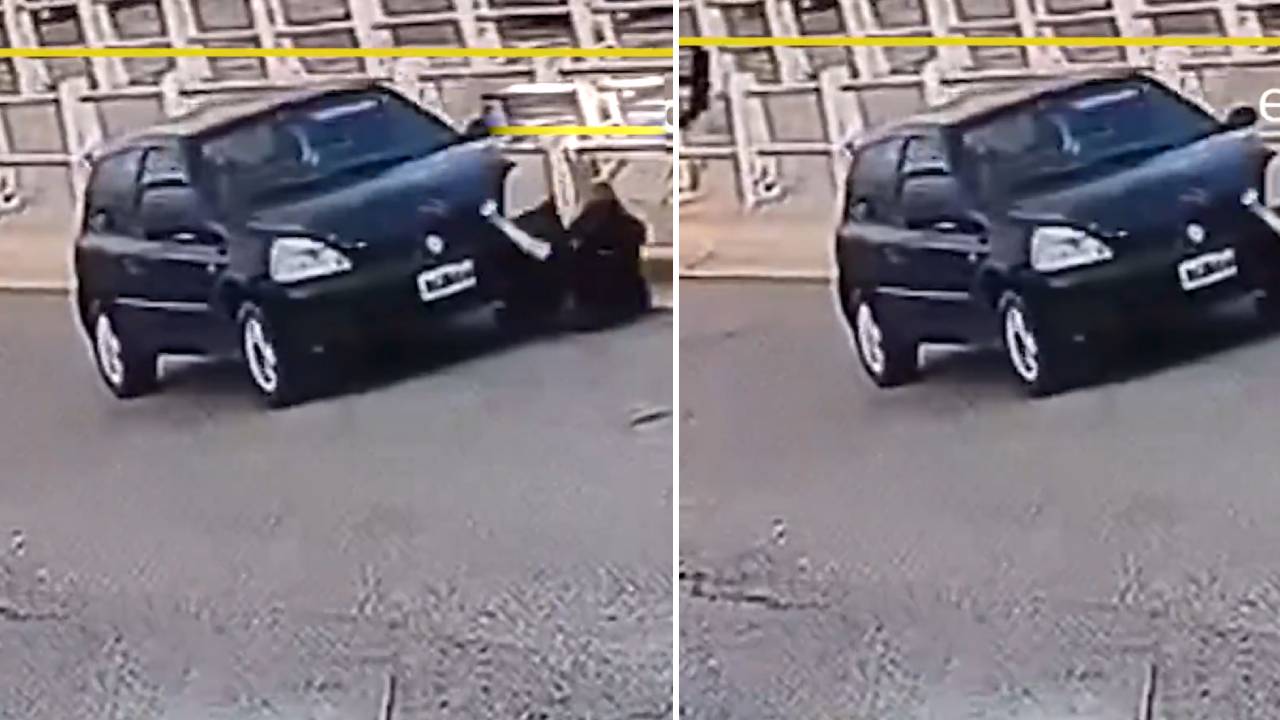 Mujer sobrevive luego de que su vehículo le pasara encima, olvido el ...