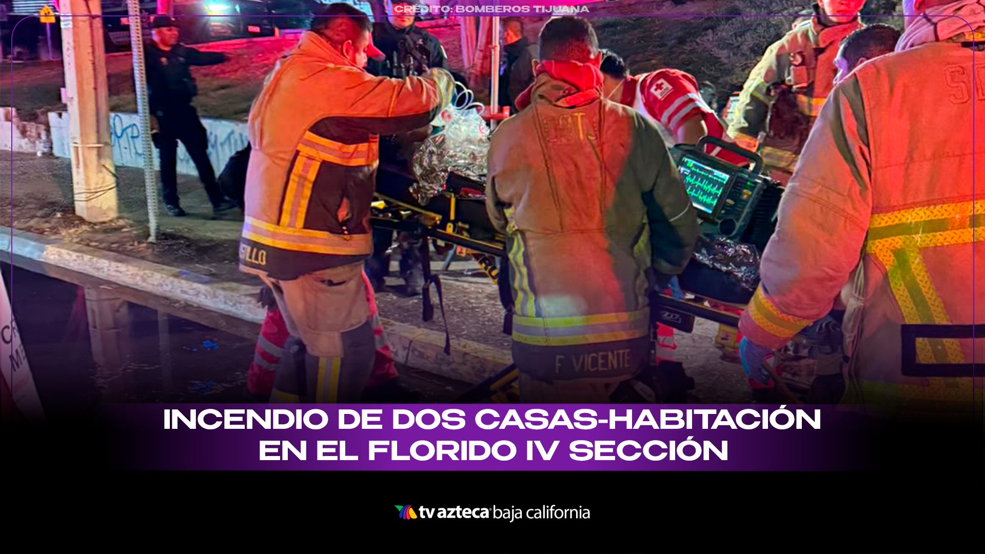 Incendio destruye casa de madera en El Florido 4ta Sección de Tijuana