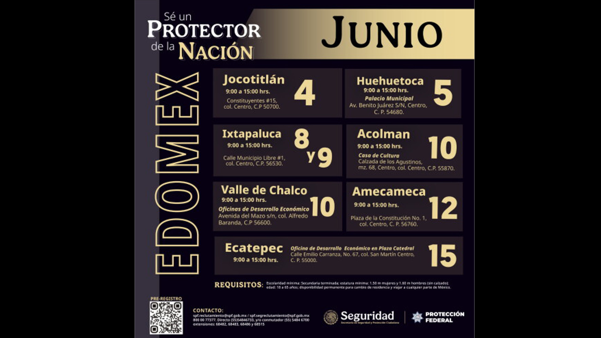 Lanza SSPC convocatoria para ser protector de la nación
