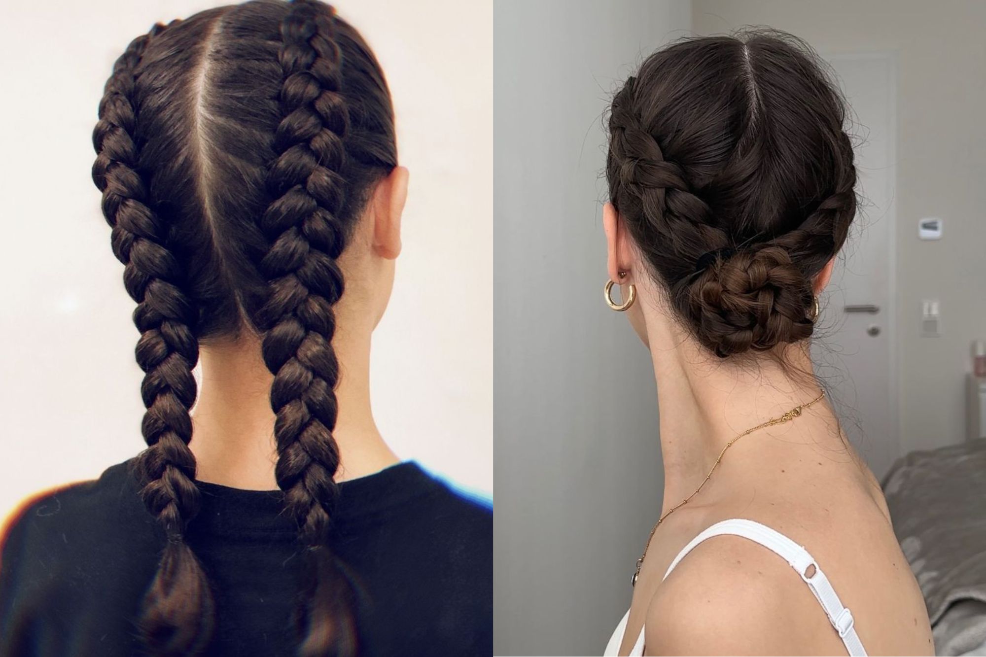 Cuáles son las trenzas ideales para un un rostro cuadrado