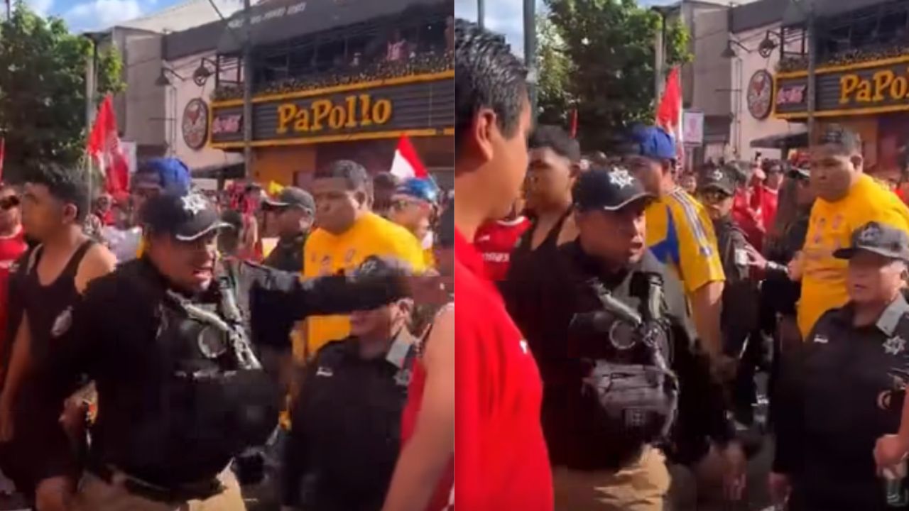 Final de Concachampions 2026: Policía agrede a aficionado del Toluca
