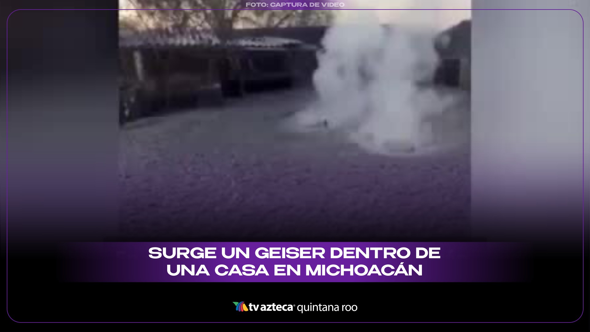 ¿Qué es un géiser? Surge uno dentro de una casa en Michoacán y causa ...