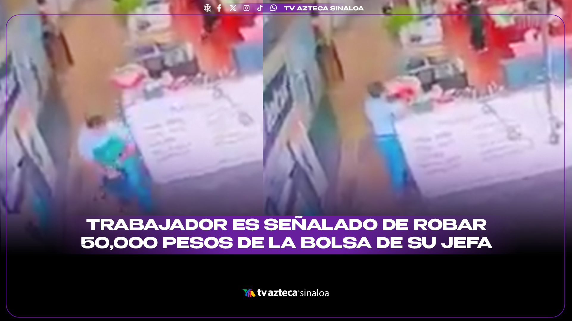 Trabajador se roba una bolsa con 50,000 pesos: las ganancias del local ...
