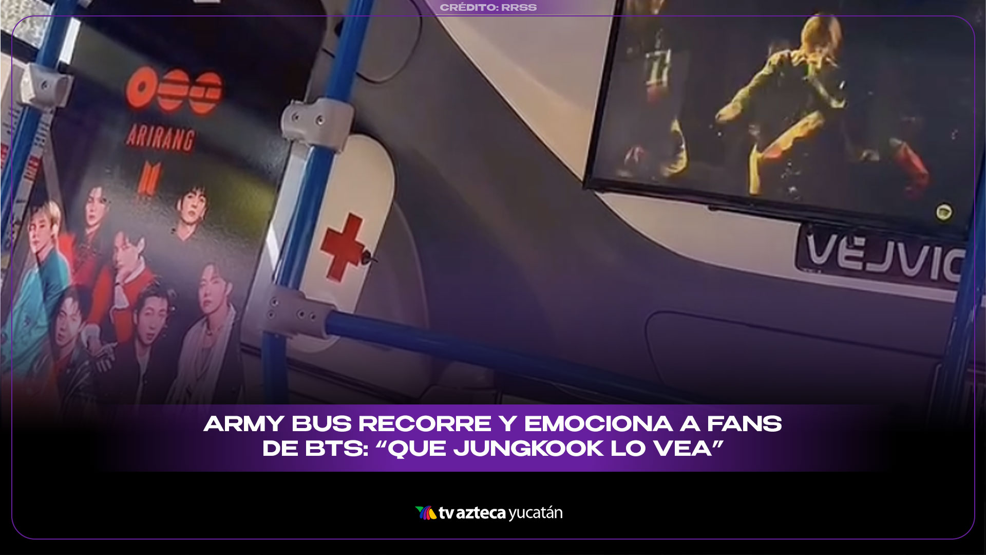 Video viral: Army Bus de BTS recorre Perú y fans esperan que Jungkook ...