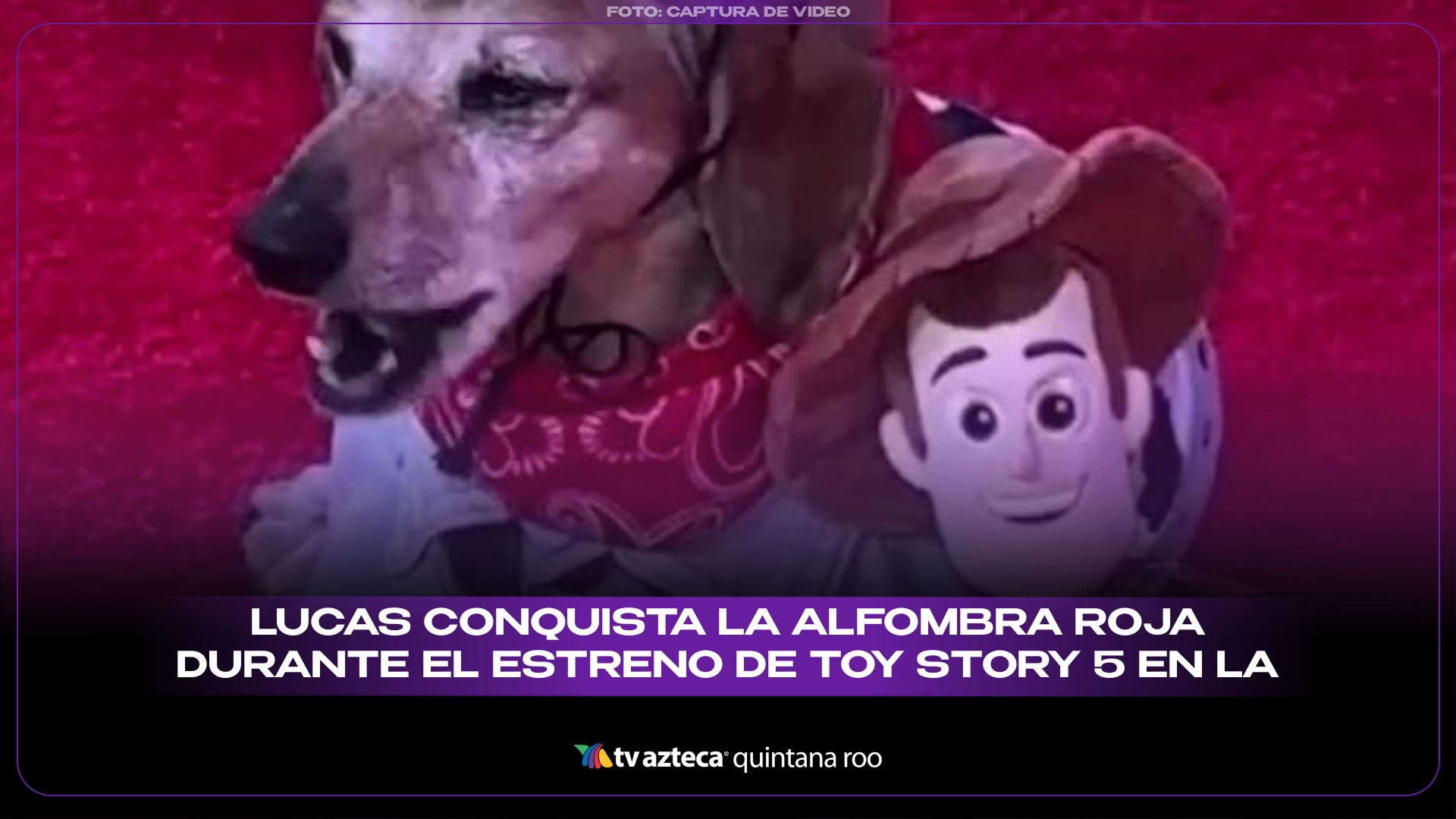 VIDEO: Lucas conquista la alfombra roja durante el estreno de Toy Story ...