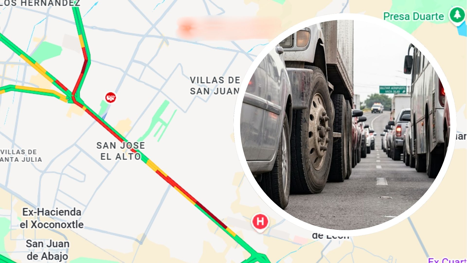 Accidente bulevar Aeropuerto León Gto hoy 22 junio 2026: tráfico rumbo ...