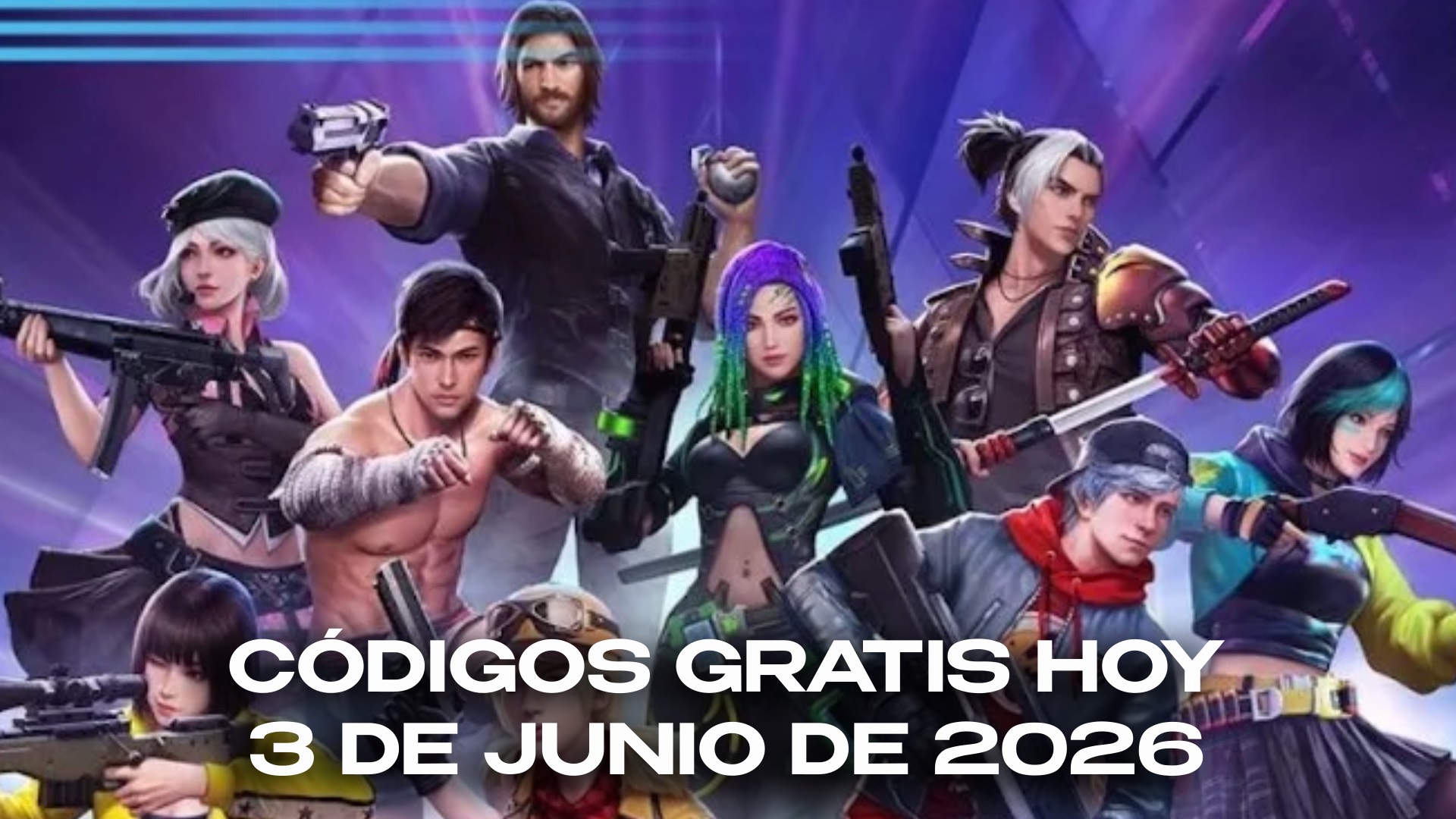 Conoce TODOS los códigos de Free Fire de HOY, 3 de junio de 2026: Así ...
