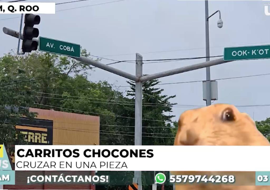 Avenida Cobá de Tulum se convierte en paso de 'carritos chocones'