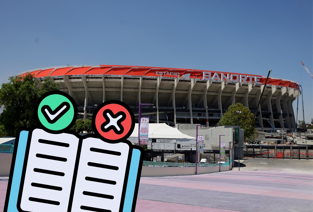 Estadio Ciudad de México: objetos prohibidos y permitidos para entrar ...