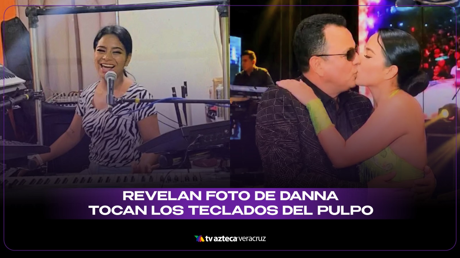 VIDEO: ¿Cómo luce la fotografía de Danna tocando los teclados de El pulpo?