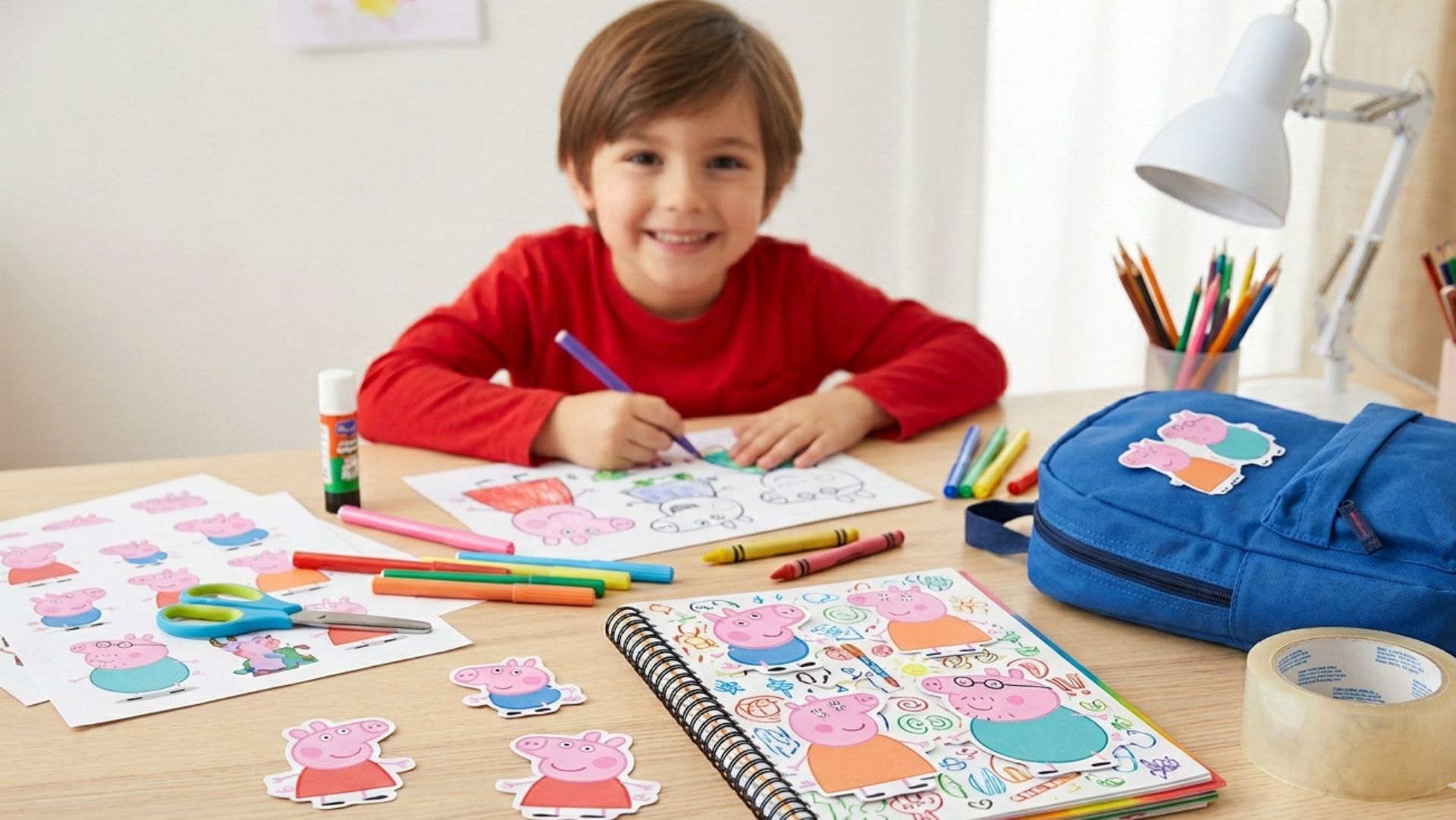 Manualidades de Peppa Pig: 4 ideas para hacer stickers para pegar en ...