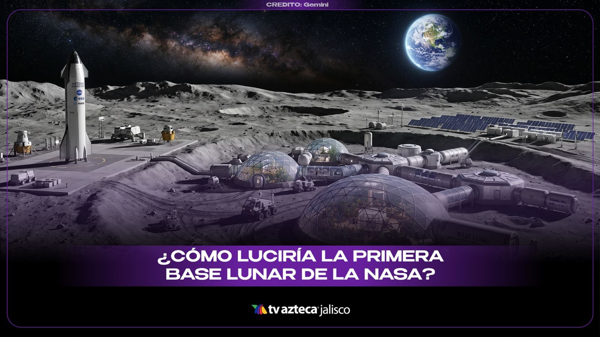 NASA muestra cómo planea construir su base en la Luna; así sería el ...