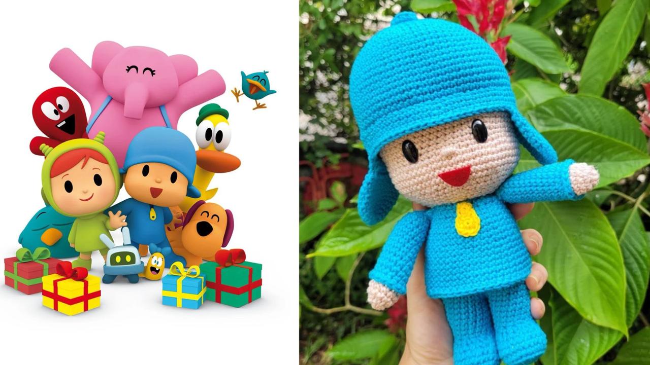 Manualidades de Pocoyó: ¿Cómo hacer muñecas de crochet para niños?