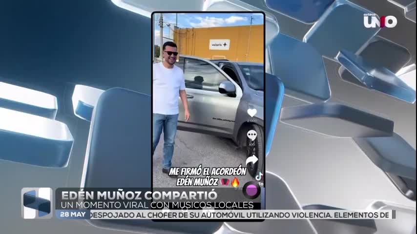 Edén Muñoz sorprende a seguidores al cantar con músicos en calles de ...