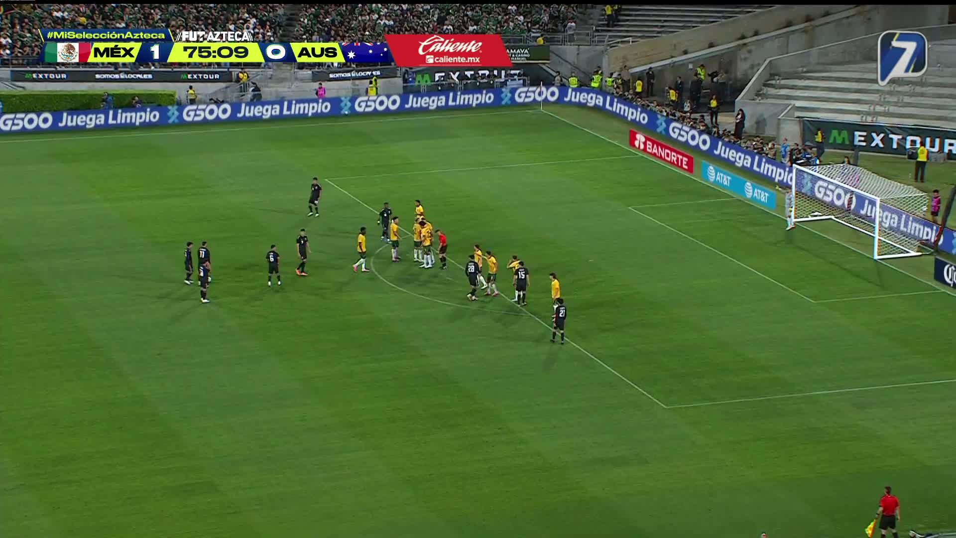 Gol anulado a México y se arma la bronca vs Australia | Amistoso ...