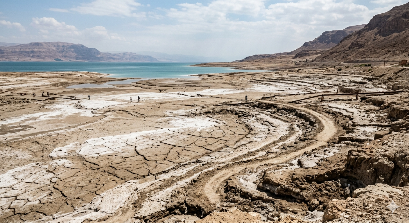 Seca el Mar Muerto: Grave crisis ambiental en peligro de extinción